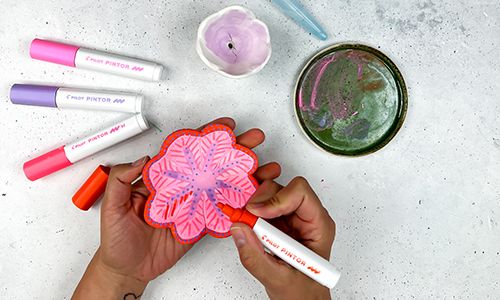 DIY-Blumentopf modellieren und bemalen