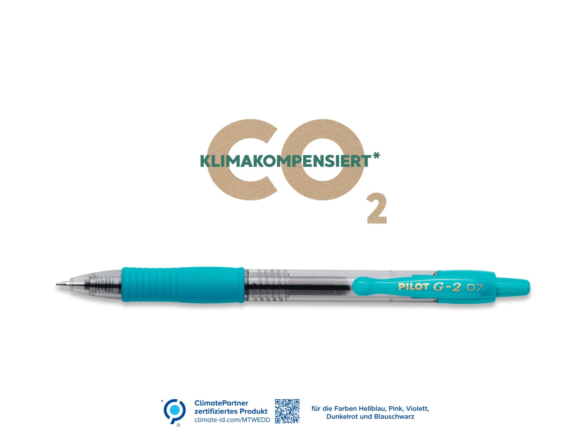 PILOT G2 Gelschreiber – 29 Farben. Weichschreibend.