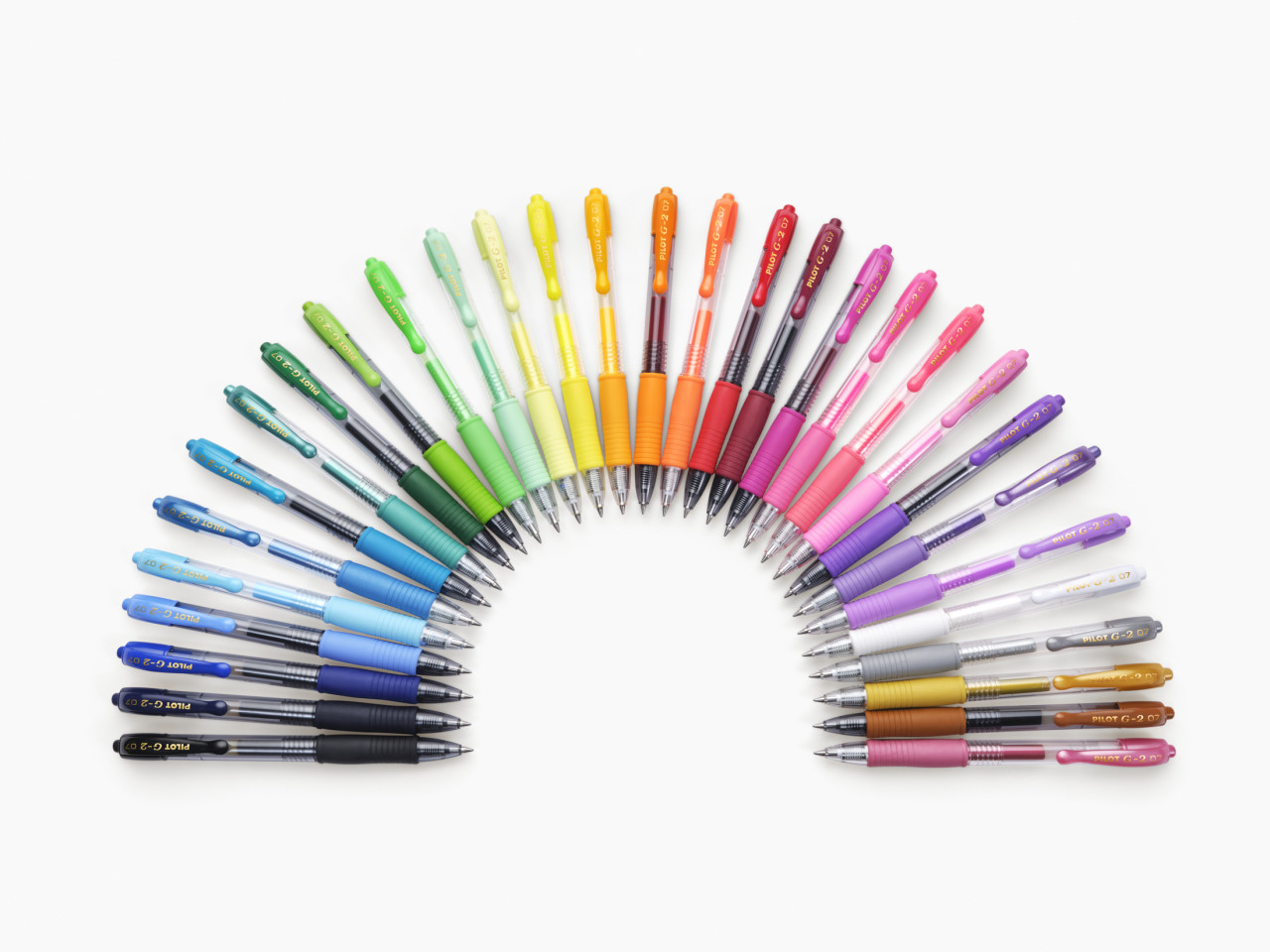 PILOT G2 Gelschreiber – 29 Farben. Weichschreibend.